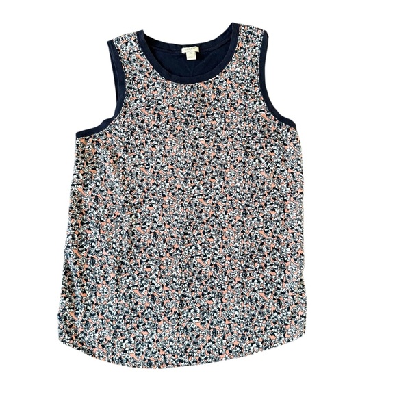 J. Crew | Tops | J Crew Multicolor Patterned Tank Top | Poshmark
